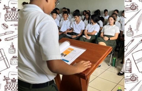 Visita del Escritor panameño Ricardo Puello - Semana del Idioma Español ...