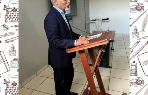 Visita del Escritor panameño Ricardo Puello - Semana del Idioma Español ...